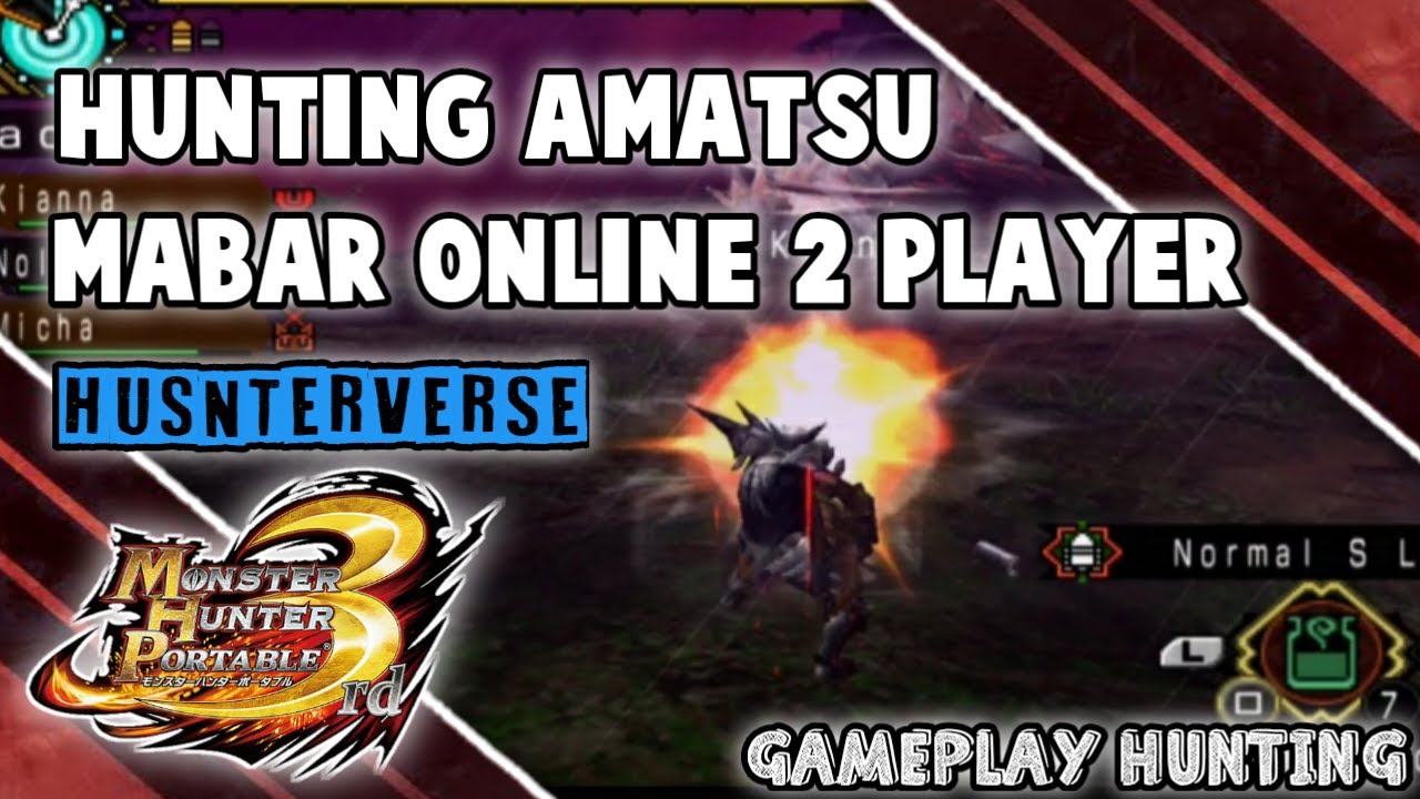 Hunting Amatsu Via Hunsterverse - Monster Hunter Portable 3rd - YouTube