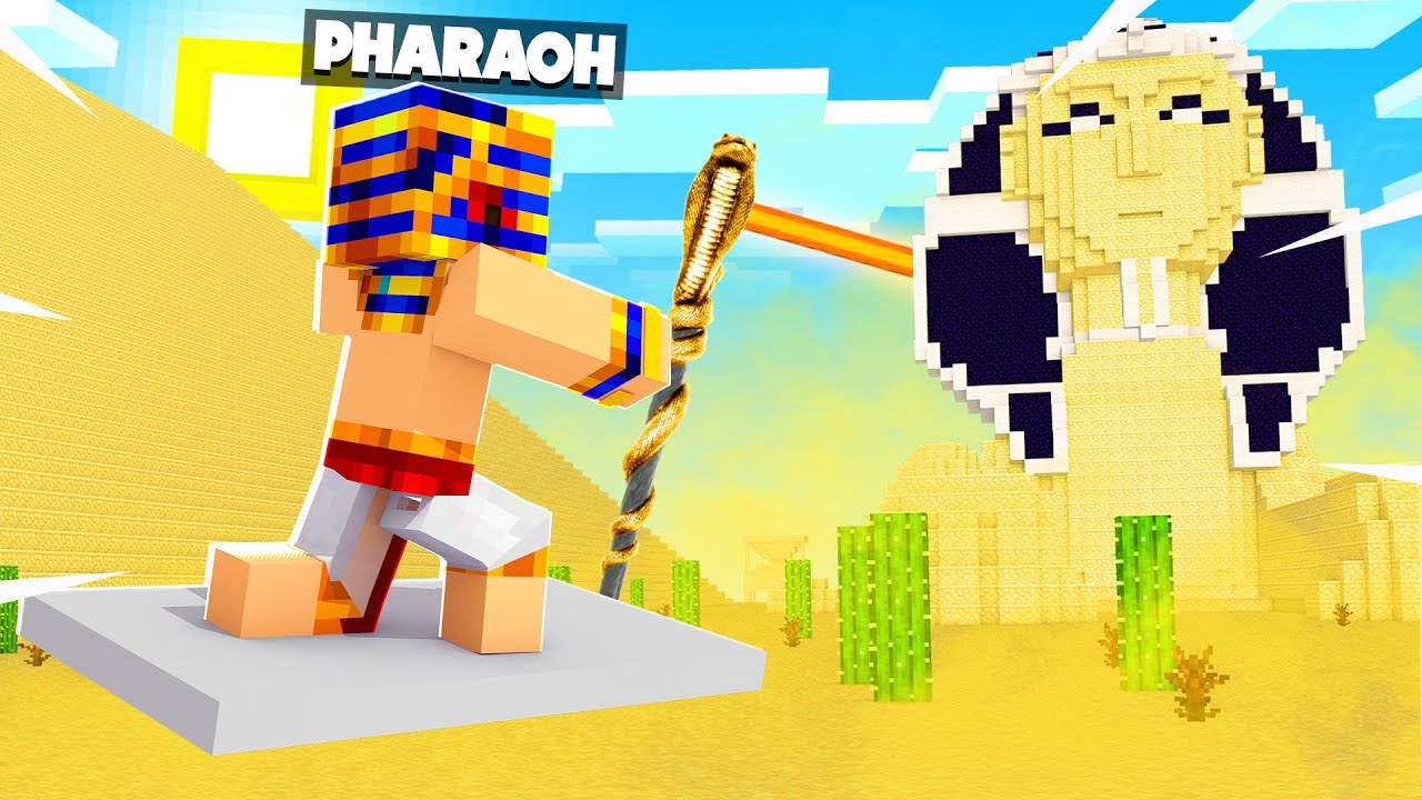 Playing As PHARAOH In MINECRAFT! - YouTube