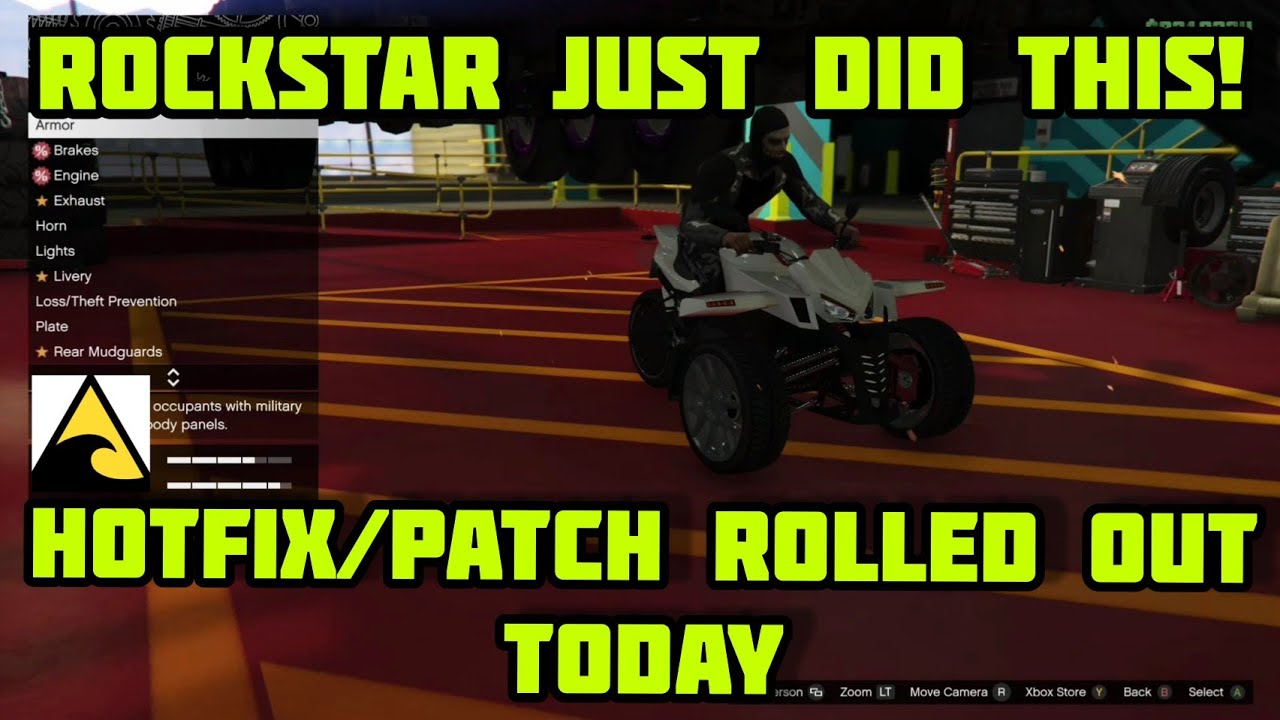 GTA 5 ONLINE. ROCKSTAR JUST ROLLED OUT THESE PATCHES.UPDATE ON WHAT ...