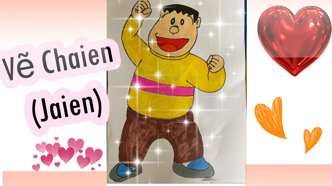 Cách Vẽ Chaien Trong Hoạt Hình Doraemon( Jaian ) - How to draw Jaian in ...