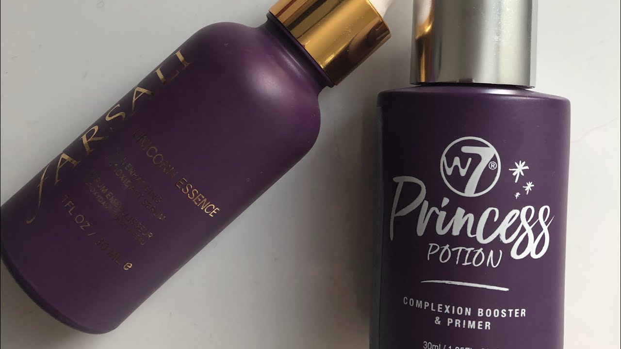 Farsali unicorn essence vs w7 princess potion - YouTube