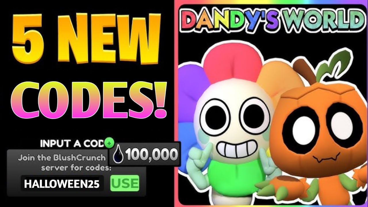 *NEW* ALL WORKING CODES FOR DANDY'S WORLD IN OCTOBER 2025! ROBLOX DANDY ...