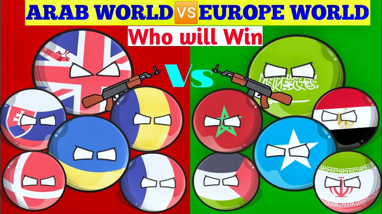 Arab 🆚 Europe Countryball comparison | Animation Competition# ...