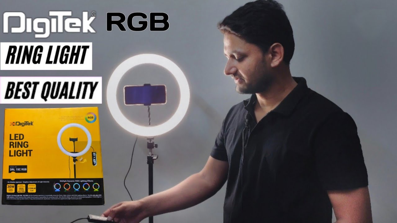 digitek ring light | rgb ring light | digitek ring light unboxing ...