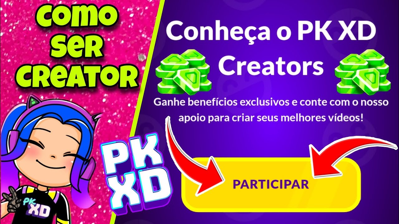 Como Virar Creator PK XD #pkxd #creator #creators #criador # ...