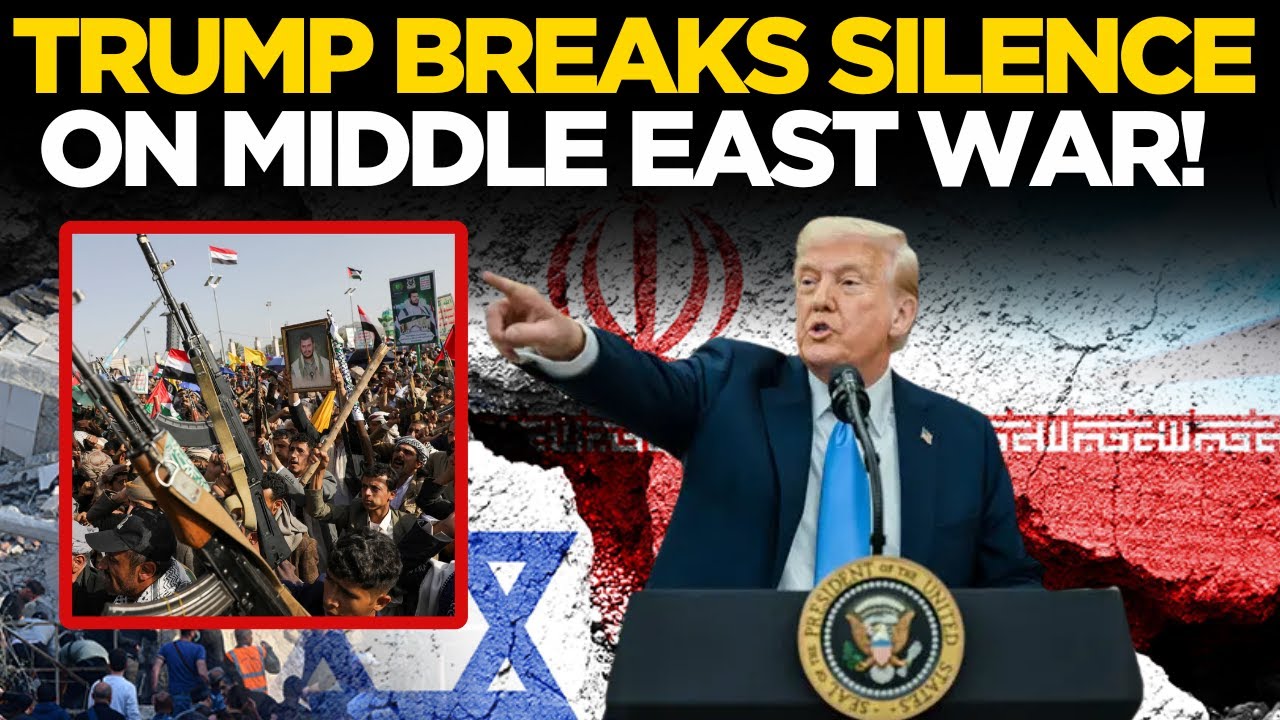 BREAKING NEWS LIVE | Trump Breaks Silence on Iran–Israel Conflict: Bold ...