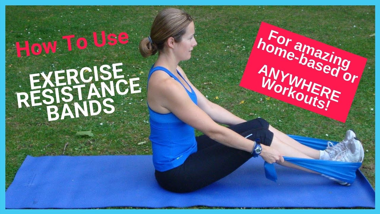 How To Use Exercise Resistance Bands | Resistance Band Exercises For ...