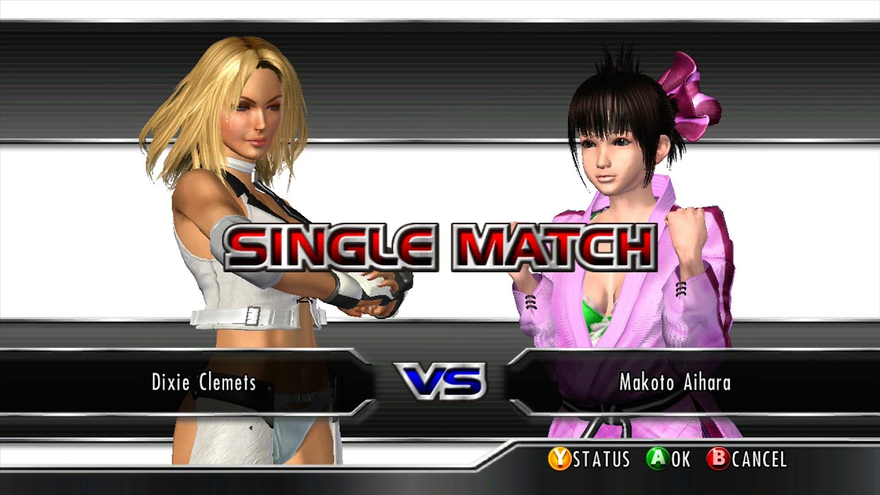 Rumble Roses XX (Single Match) Dixie Clemets vs Makoto Aihara Xbox 360 ...