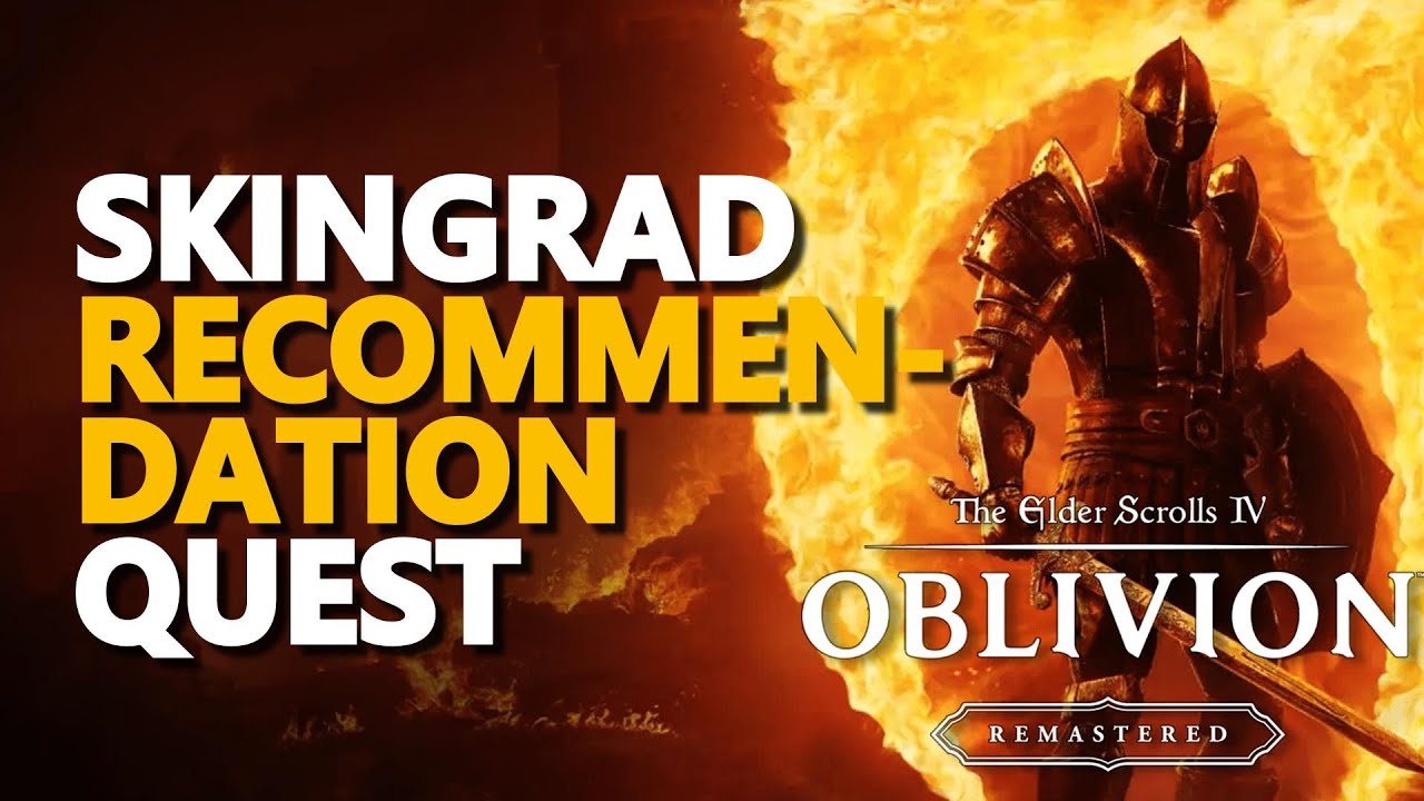 Skingrad Recommendation The Elder Scrolls IV Oblivion Remastered - YouTube