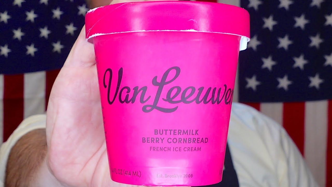 Van Leeuwen Buttermilk Berry Cornbread French Ice Cream Review | Happy ...