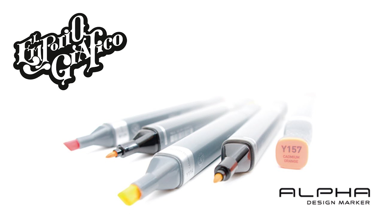 Alpha Markers! visita El Emporio Gráfico - YouTube