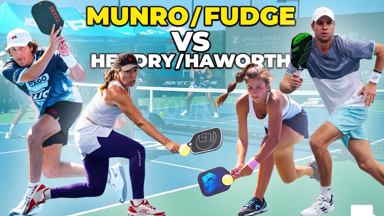 EPIC Pickleball Match I Front Row APP Highlights - YouTube