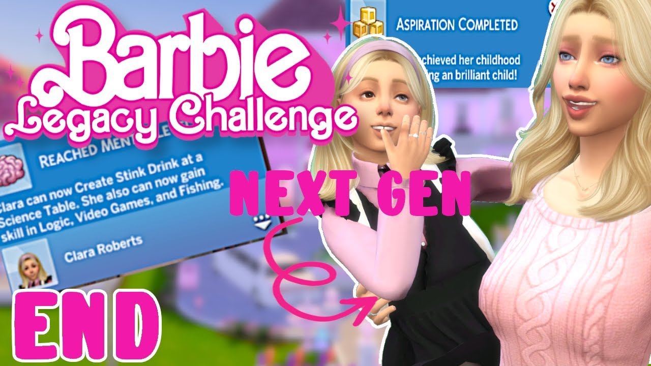 Barbie Legacy Challenge! 💗 Housewife Gen | END (The Sims 4) - YouTube