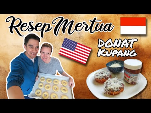 ISTRI BULE AMERIKA SEMANGAT BIKIN DONAT RESEP MERTUA KUPANG | BEST HOMEMADE DONUTS | BOSTON VLOG