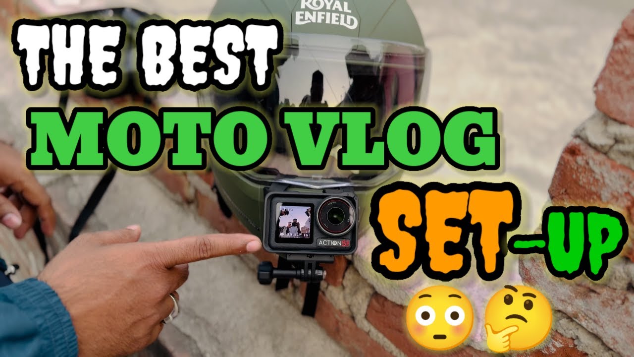 How to set best moto vlogs setup | making the best moto blogging set-up ...