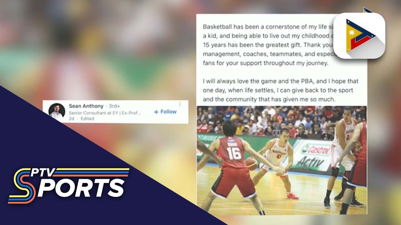 Sean Anthony, nagretiro na sa PBA - YouTube
