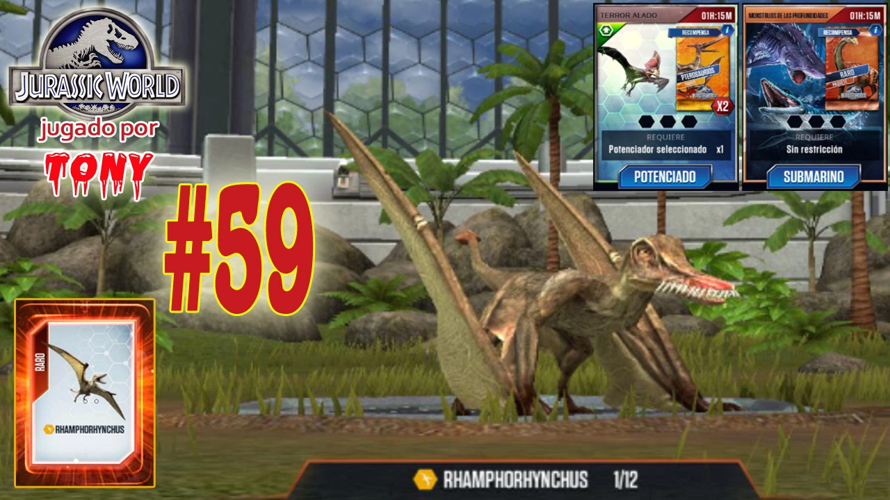 Jurassic World "Cap. 59 - El Terror alado... y el Rhamphorhynchus" por ...