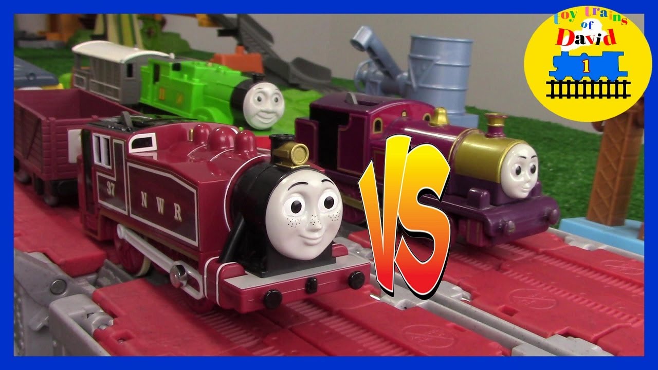Thomas & Friends Great Race Battle of Trackmaster Engines| Toy Trains ...