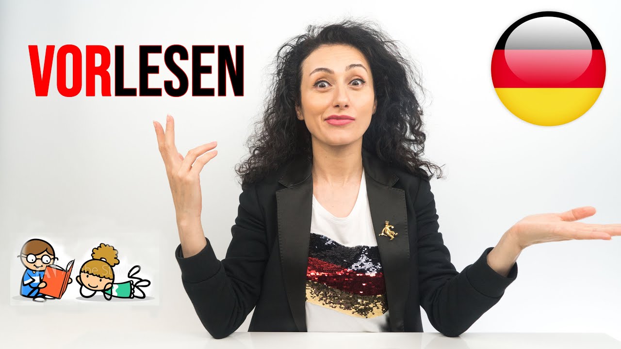 Deutsch lernen / Verb: vorlesen / Was bedeutet es? - YouTube