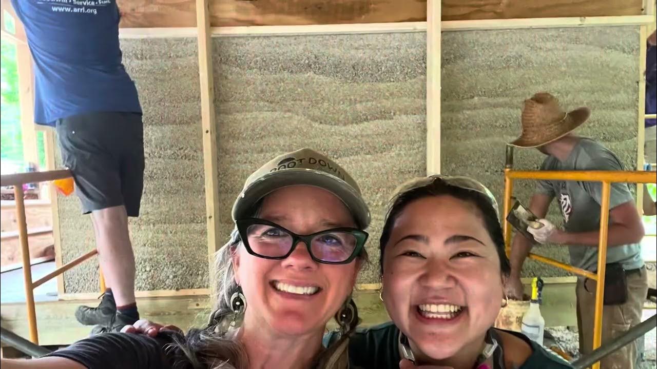 Hempcrete building workshop 2024 - YouTube