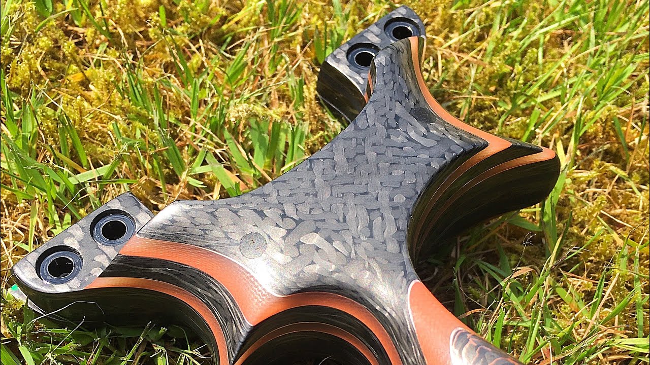 A flagship shamshir catapult slingshot by Romany custom catapults - YouTube