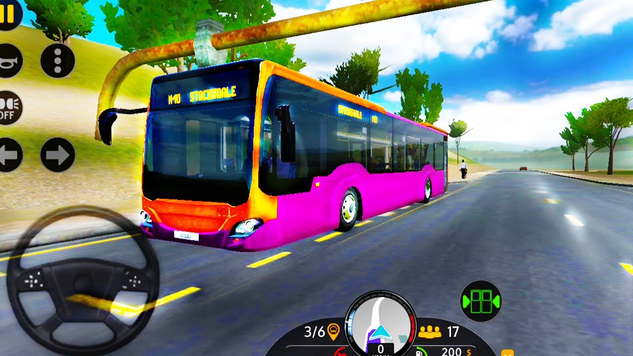 Realistic Bus Driving Simulator Gameplay 😍 Rural Routes & Urban Bustle ...