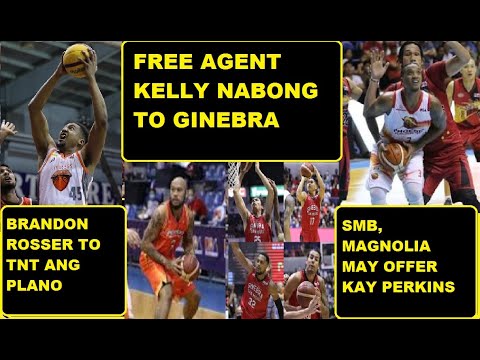 FREE AGENT KELLY NABONG TO GINEBRA?| SMB MAGNOLIA OFFER KAY PERKINS ...