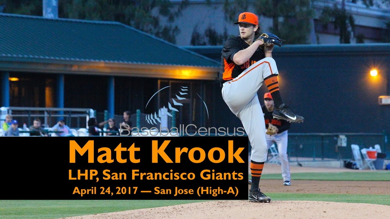 Matt Krook, LHP, San Francisco Giants — April 24, 2017 - YouTube