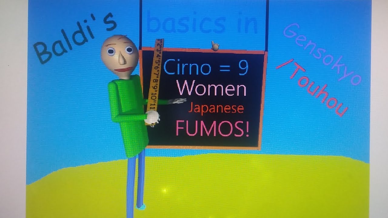 Playing "Baldi's Basics in Gensokyo Touhou"!! - YouTube