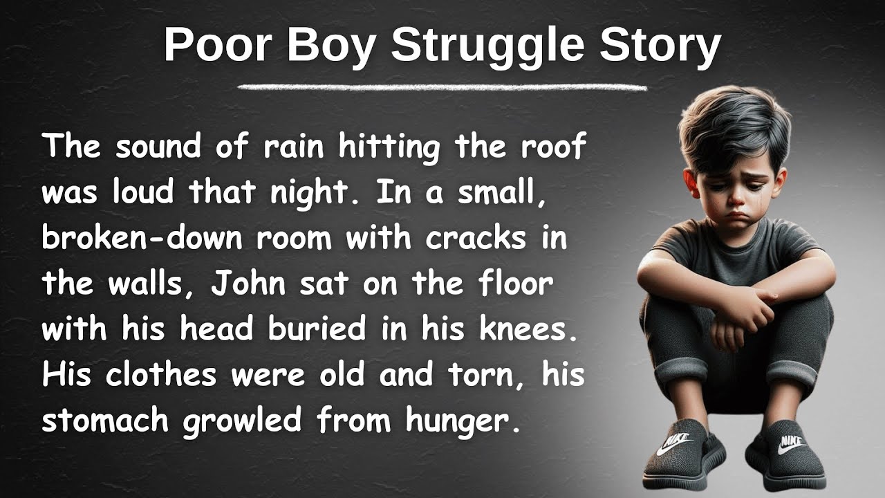 Poor Boy Struggle Story || Listen and Speak | Graded Reader || Learn ...