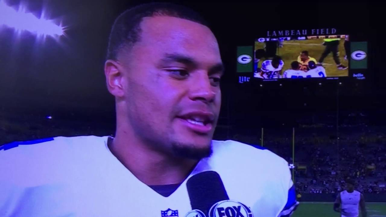 Dak Prescott interview! - YouTube