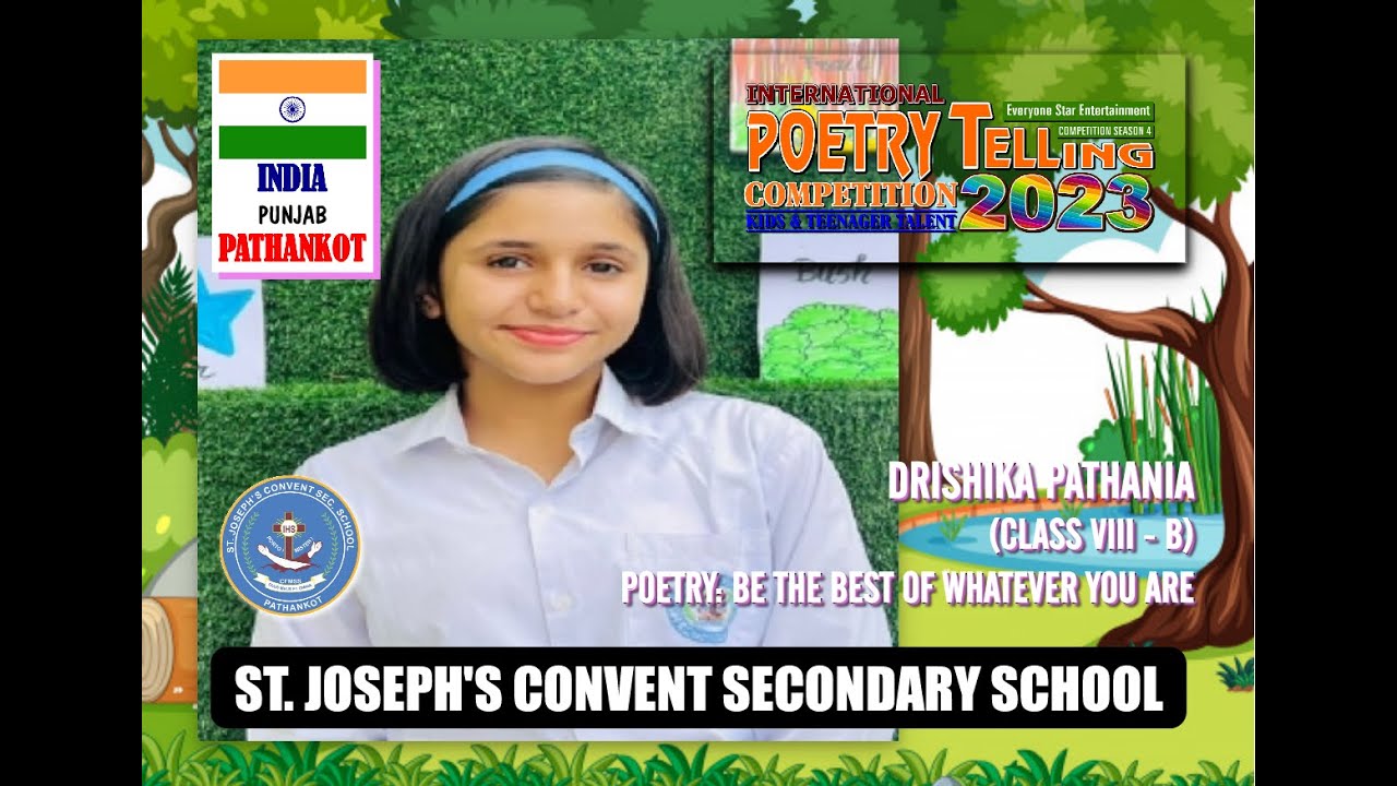Be The Best Of Whatever You Are | Poetryteller - Drishika Pathania ...