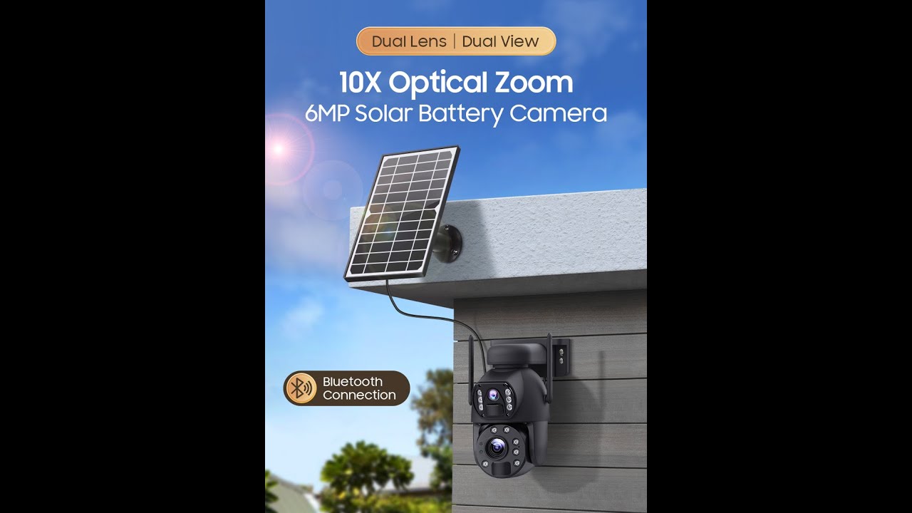 20x zoom 4G WIFI solar powered PTZ camera - YouTube