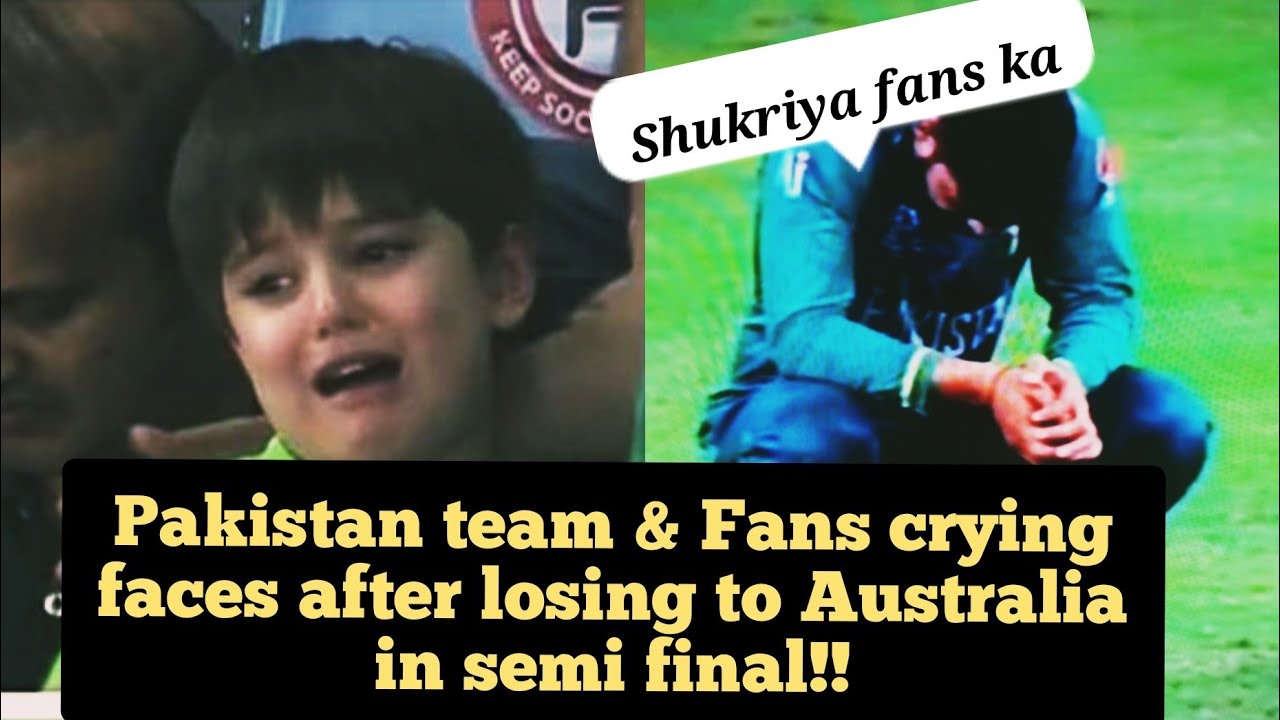 Pakistan Team & Fans Crying after losing to Australia in T20 WorldCup ...