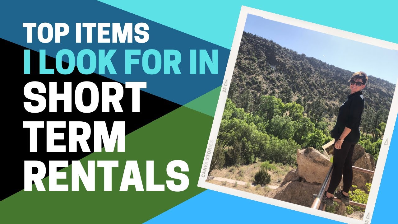 Top Items I Look For In Short Term Rentals! - YouTube