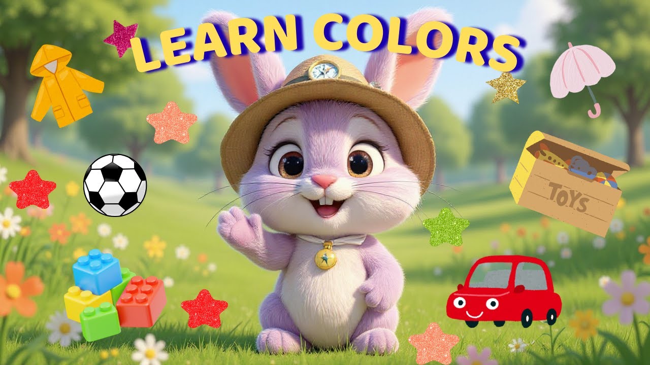 Lulu the Bunny Learns Colors – Fun & Easy Color Names for Toddlers ...