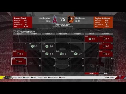 MLB® The Show™ 20 GM Mode made Playoff with Angels - YouTube