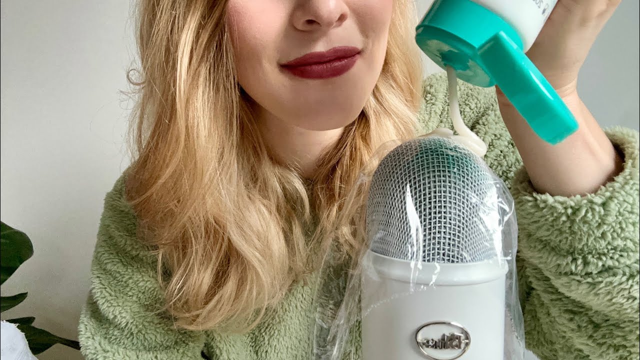 ASMR wet and intense mic scratching 💙 time to fall asleep 💤 - YouTube