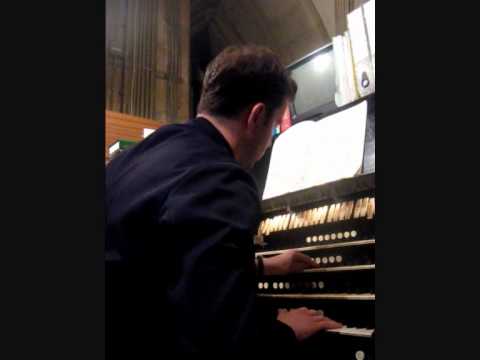 Jonathan Hope: Elgar - Organ Sonata (1st mvmt) at Southwark Cathedral ...
