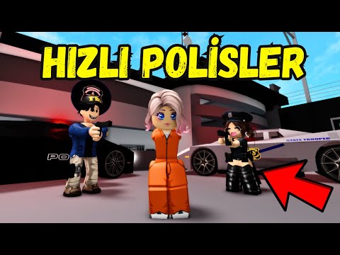 YENİ POLİS KARAKOLUNDA POLİS OLDUM😊 AYŞEM ECE ARI💥ARIGİLLER🐝ROBLOX BROOKHAVEN🏡RP