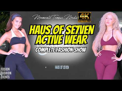 HAUS of SE7VEN Active Wear | Miami Swim Week 2026 | Full Swimwear Runway Show 4K 60 Ultra HD