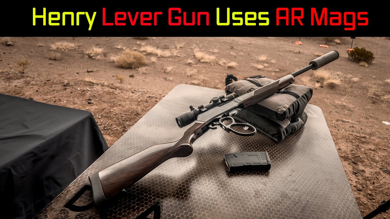 Henry Lever Action Supreme That Uses AR Mags - SHOT Show 2024 - YouTube