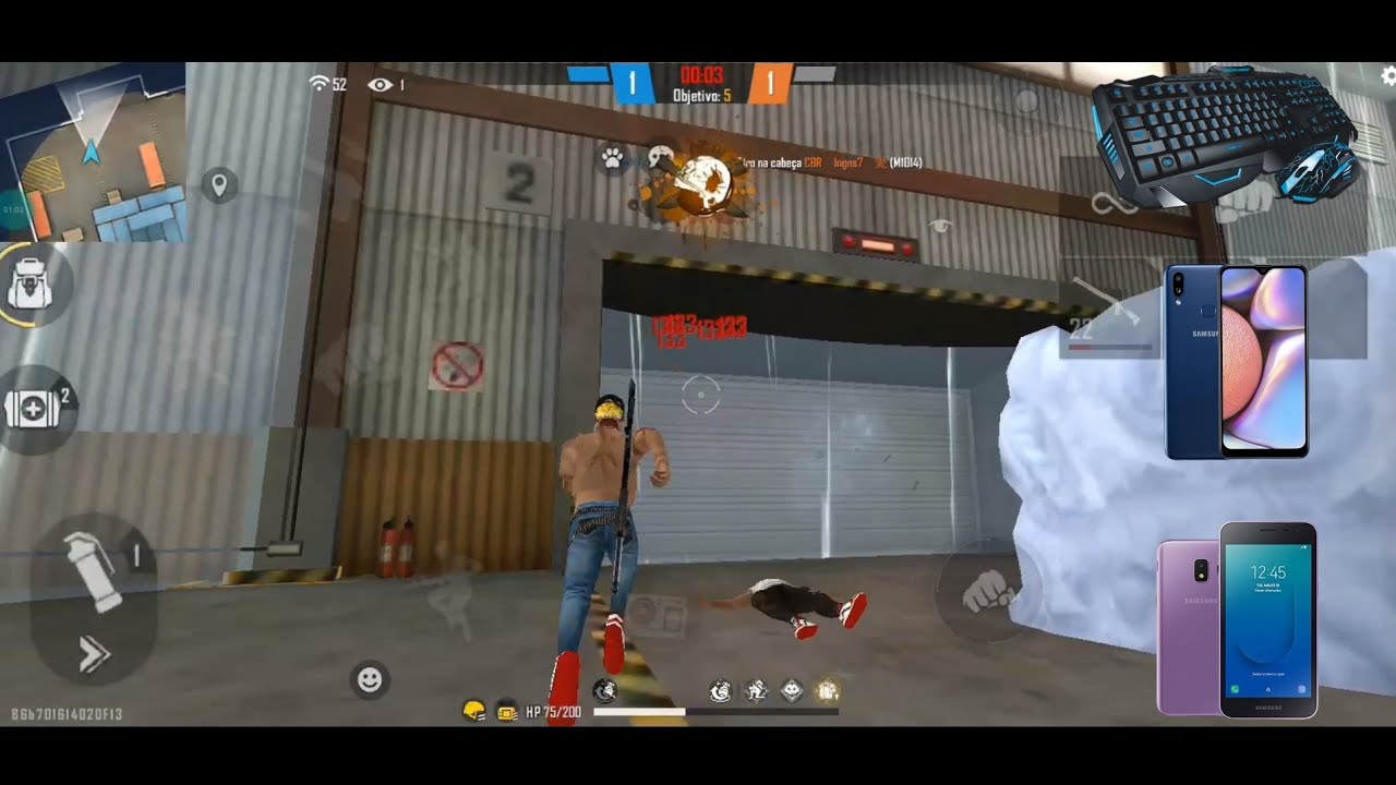 minha evolução free fire no mobile ao mobilador ( highlight free fire ...