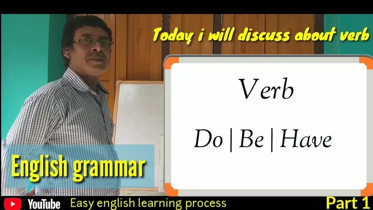 About verb and its categories | Part-1 | Easy english learning process ...