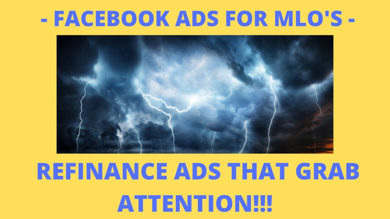 How to Create Attention Grabbing Refinance Ad Video for Facebook Ads ...