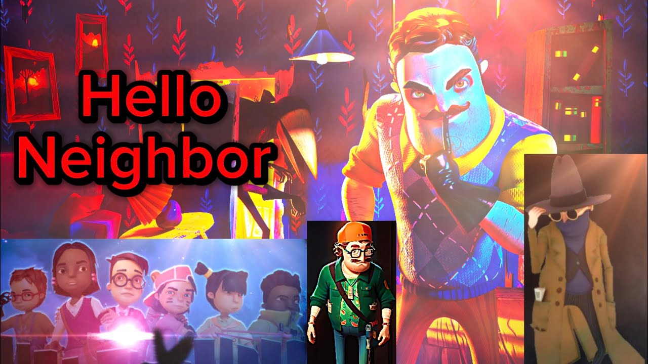 Showcaseing every Hello Neighbor character - YouTube