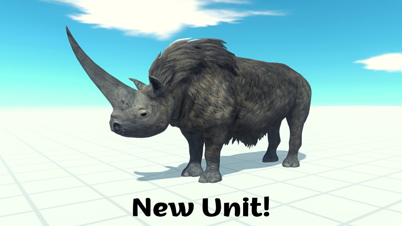 New Update! Woolly Rhino Vs Every Unit ARBS | Animal Revolt Battle ...