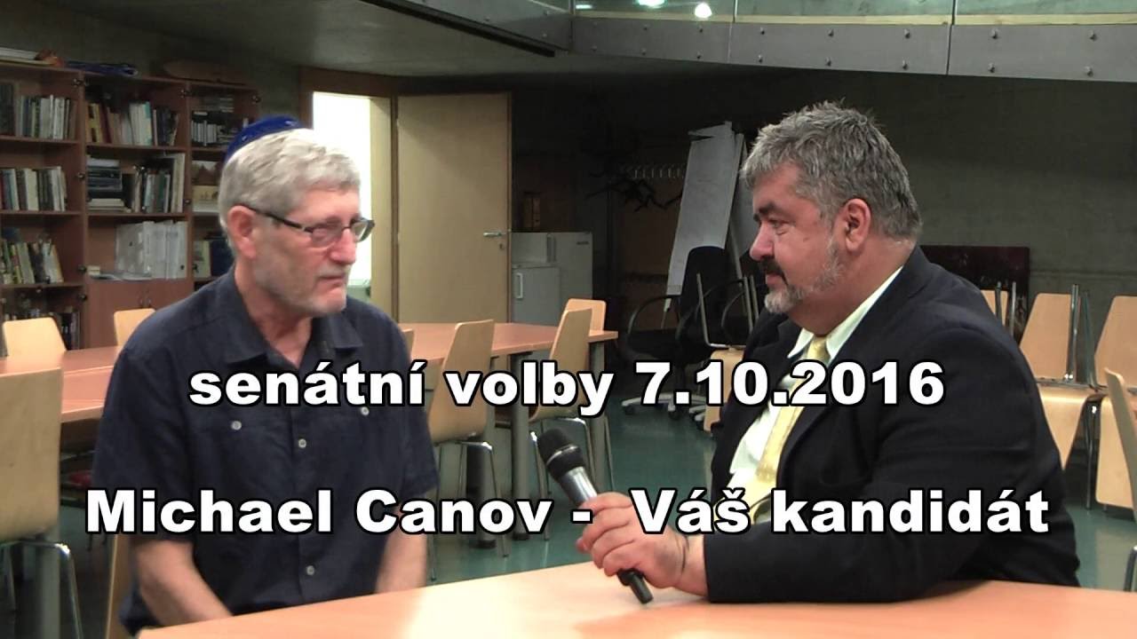 Michael Canov - kandidát do senátu a liberecký zastupitel Michal Hron ...