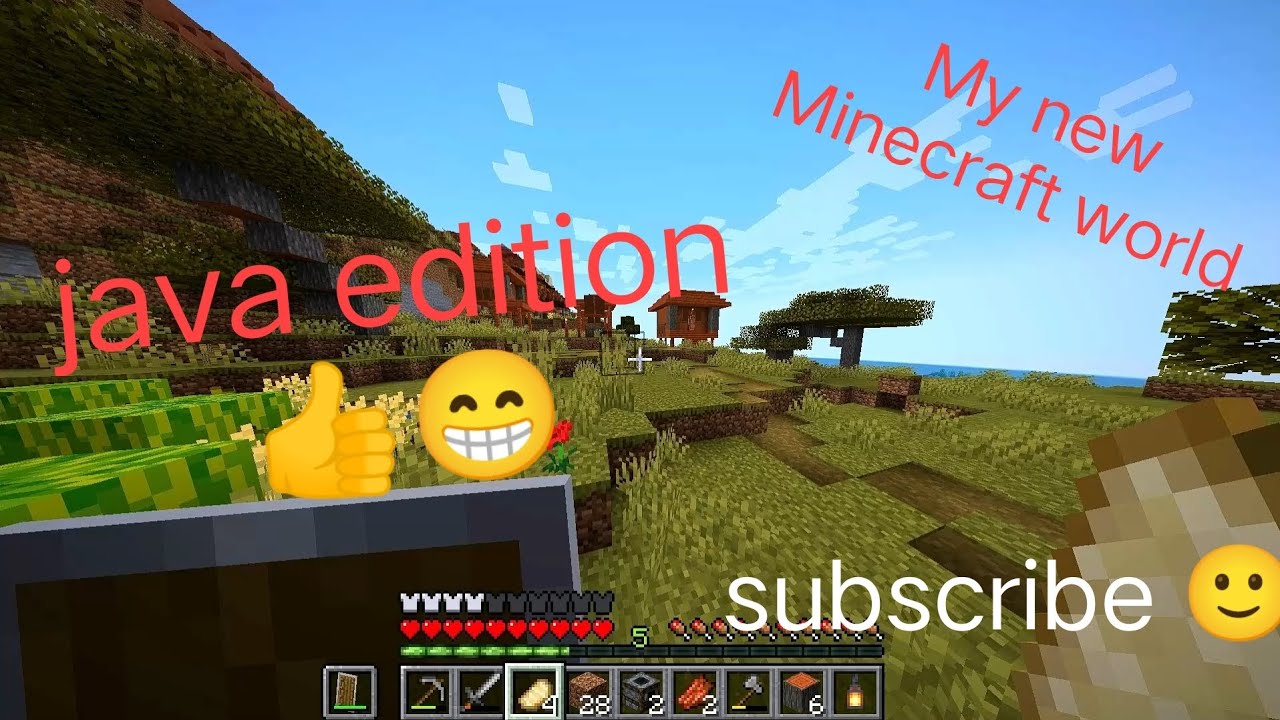 Minecraft Java edition new world 🌍#viral #india #mincraft #new - YouTube