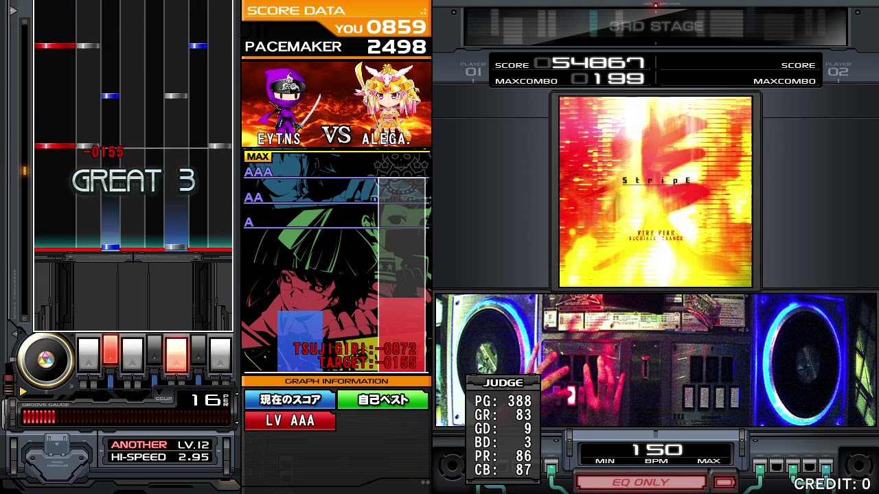 [IIDX 26 Rootage] SP 段位認定 十段 no scratch....? - YouTube